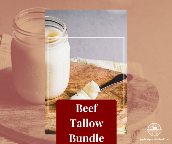 Premium Beef Tallow Bundle - 5 Jars (16oz) Black Angus – Gabriel Ranch